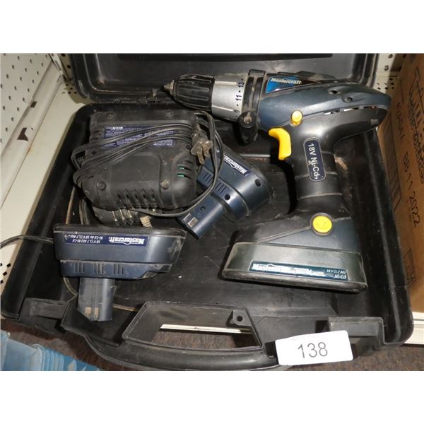 Mastercraft 18V Ni-Cd drill