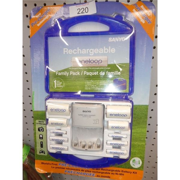 Sanyo family pack rechargeable battery kit