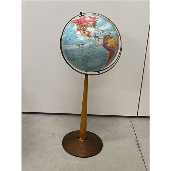 Mid Century 12" Replogle World Nation Series Globe on Pedestal Base ...