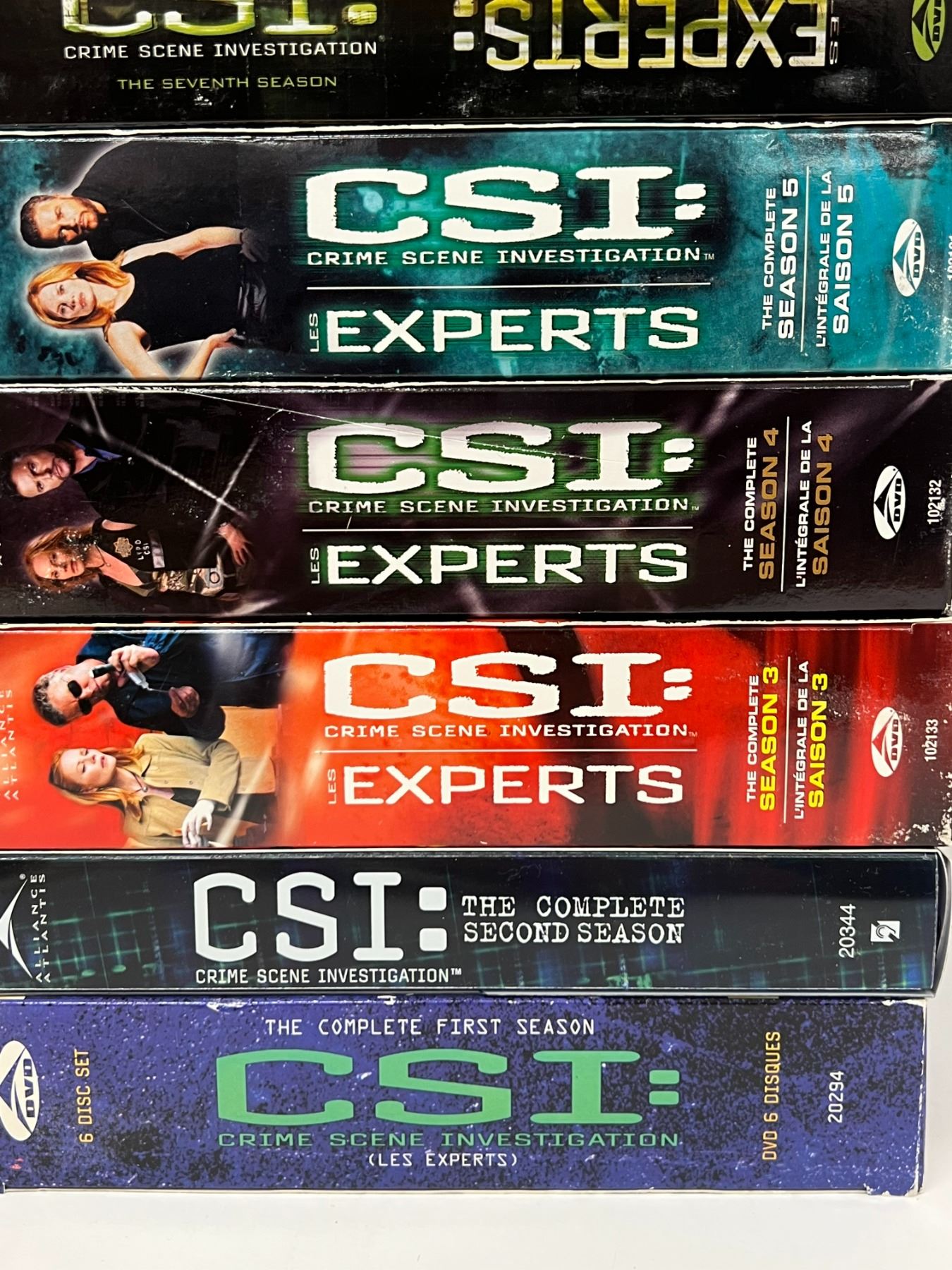 Crime Scene Investigation CSI DVD Season Sets See pics for What is included