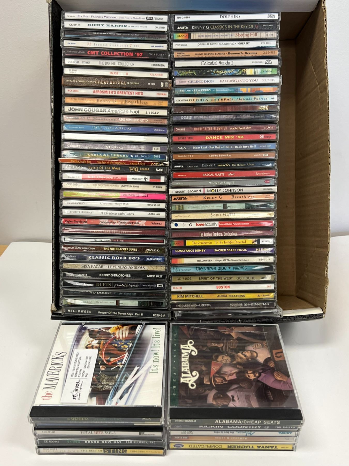 70+ CDs Compact discs - Mixed Lot Various Artists (see close ups for ...