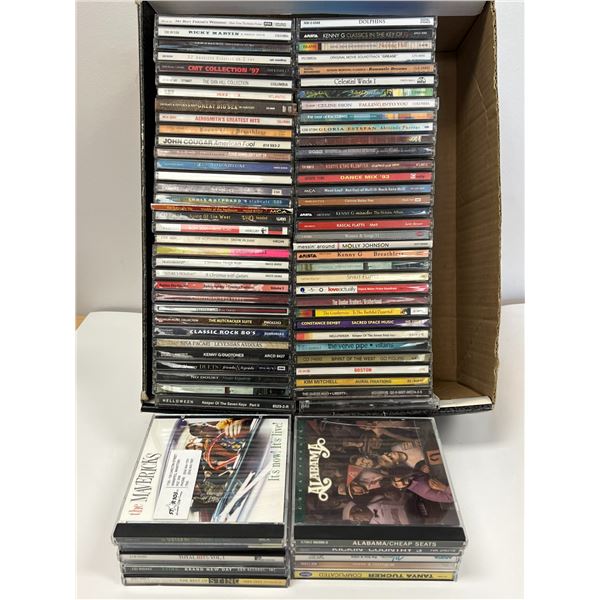 70+ CDs Compact discs - Mixed Lot Various Artists (see close ups for ...