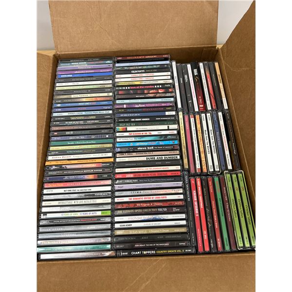 Approx 100 CDs Compact Discs - Mixed Lot Various Artists (see close ups ...