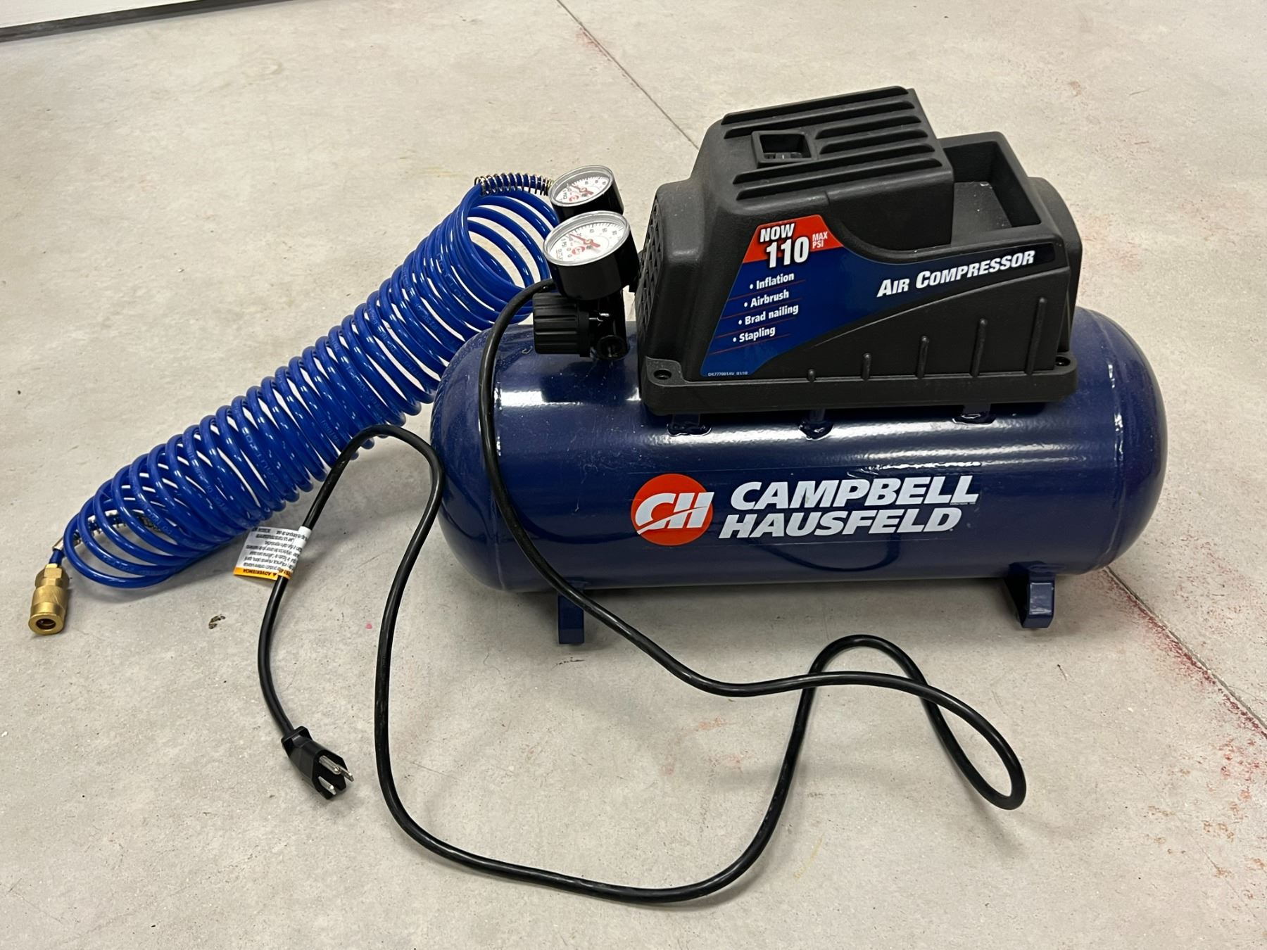 3 Gallon Air Compressor Campbell Hausfeld