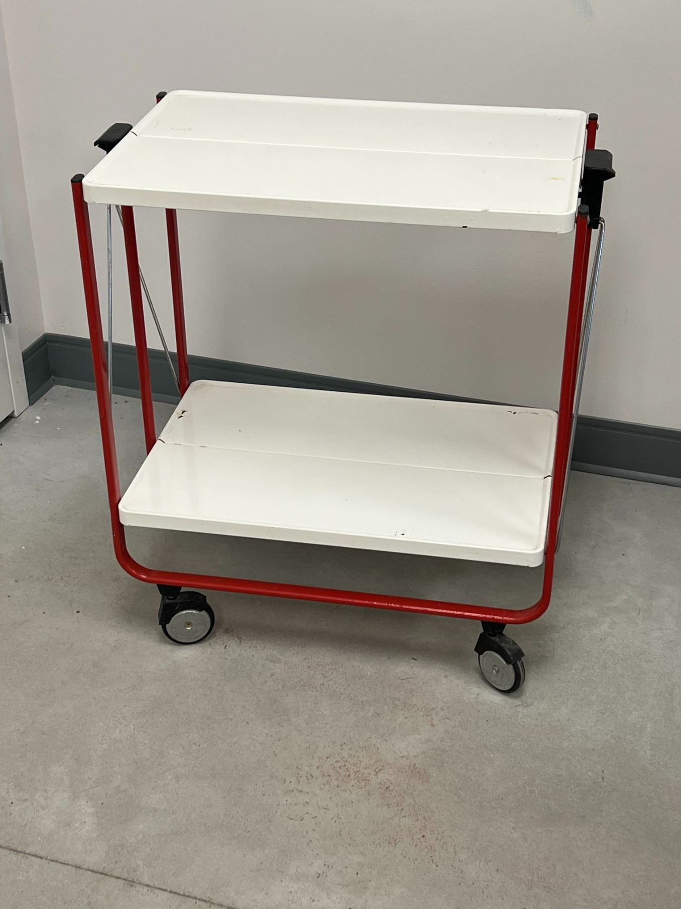 Vintage FRZ Folding Service Cart / Bar Trolley Cart - Louis Lucien Lepoix