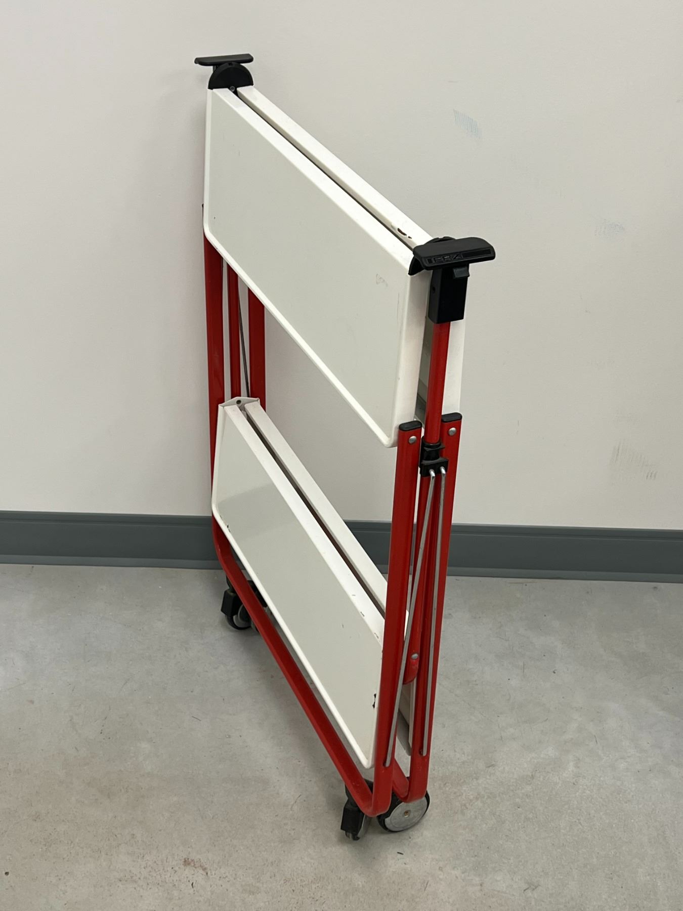 Vintage FRZ Folding Service Cart / Bar Trolley Cart - Louis Lucien Lepoix