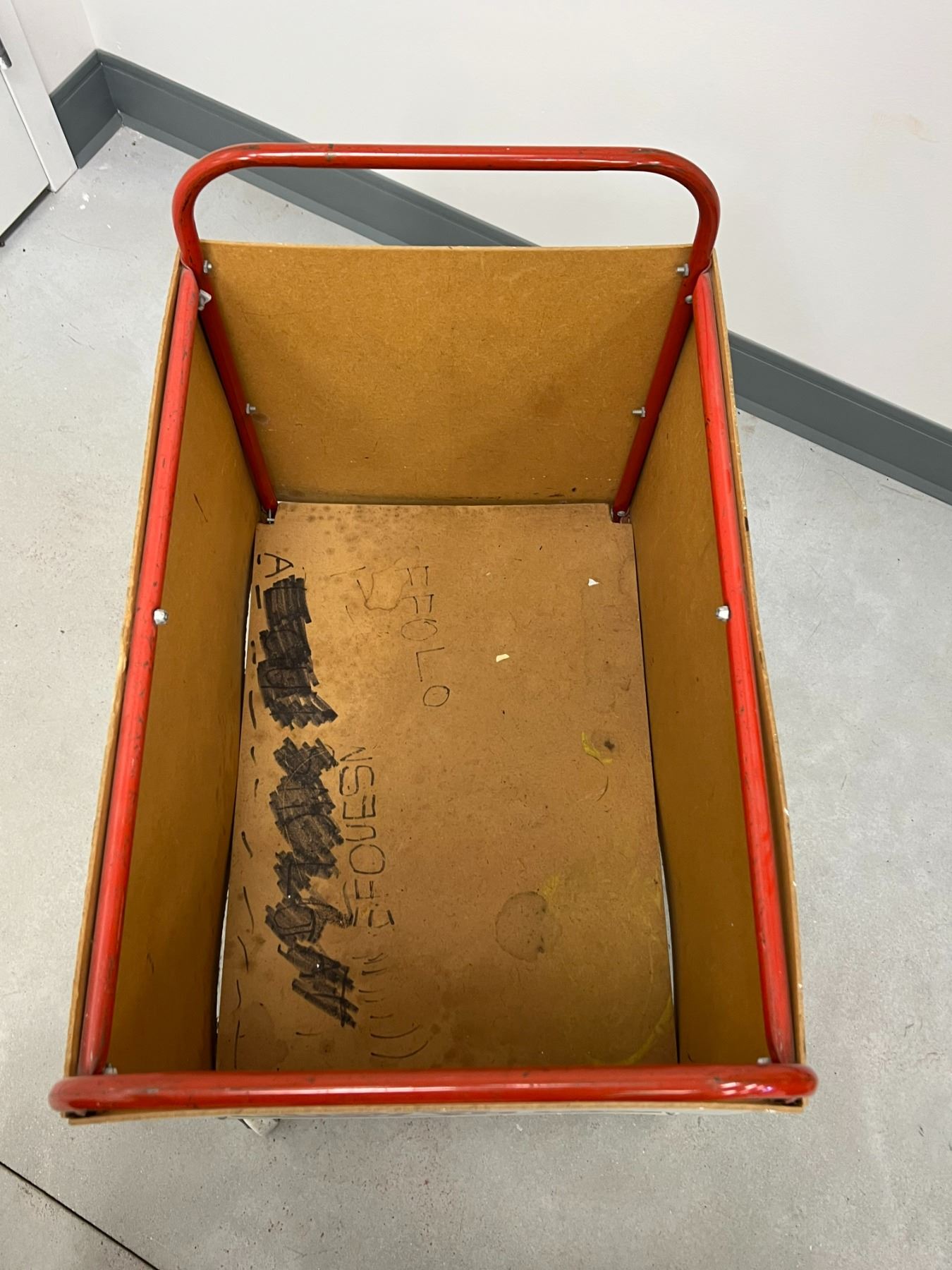 Vintage Walt Disney's Mickey Mouse Club Push 'Em Car Toy Cart Box ...