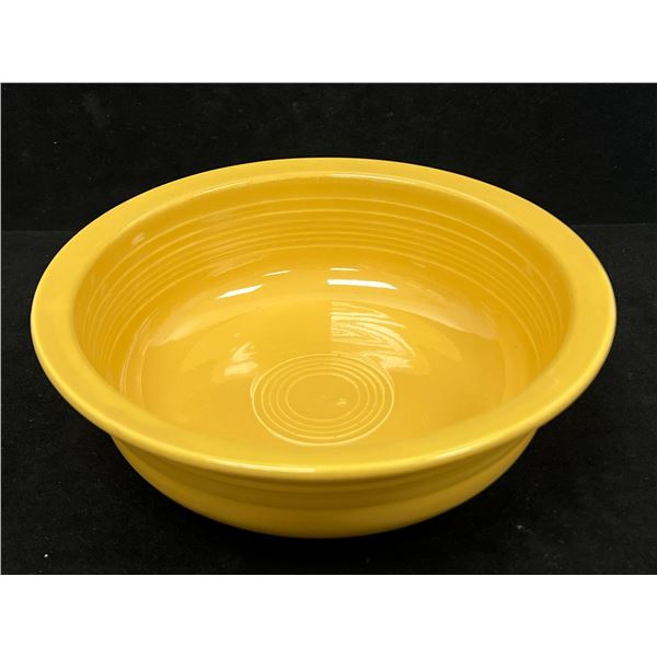 Yellow Fiesta Ware USA 8.5" Vegetable / Serving Bowl