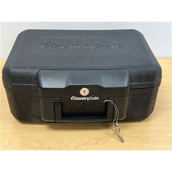 Sentry Safe Fire Resistant Record Protection Box w/key (approx: 14x10 ...