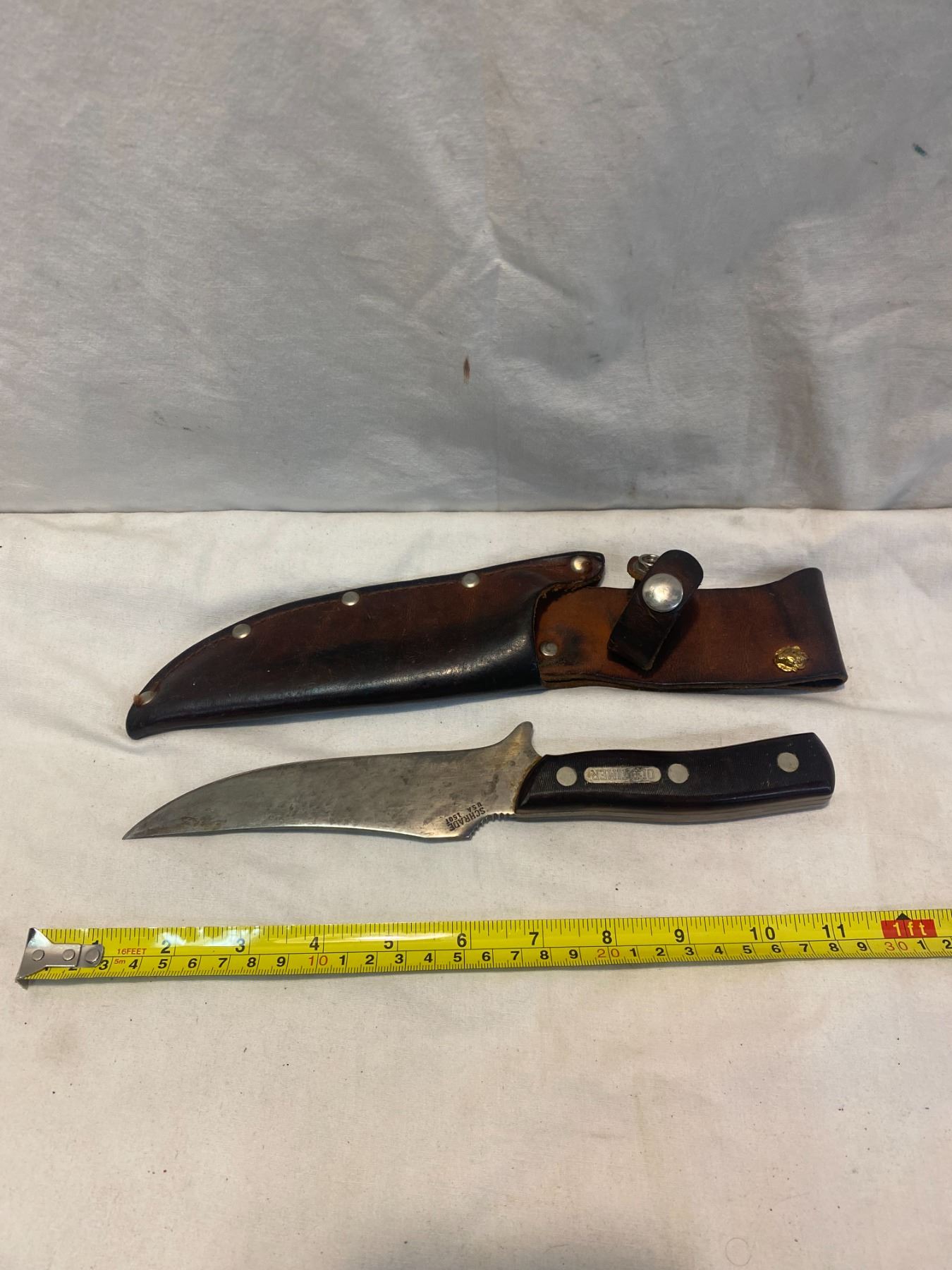 Old timer Schrade USA 150t knife and sheath