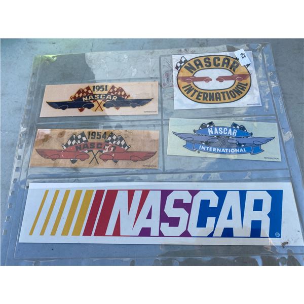 NASCAR stickers