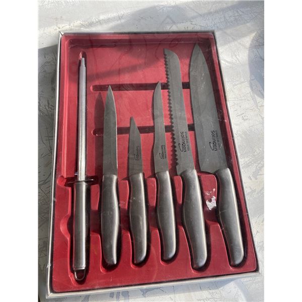 Stainless steel solingen knife set