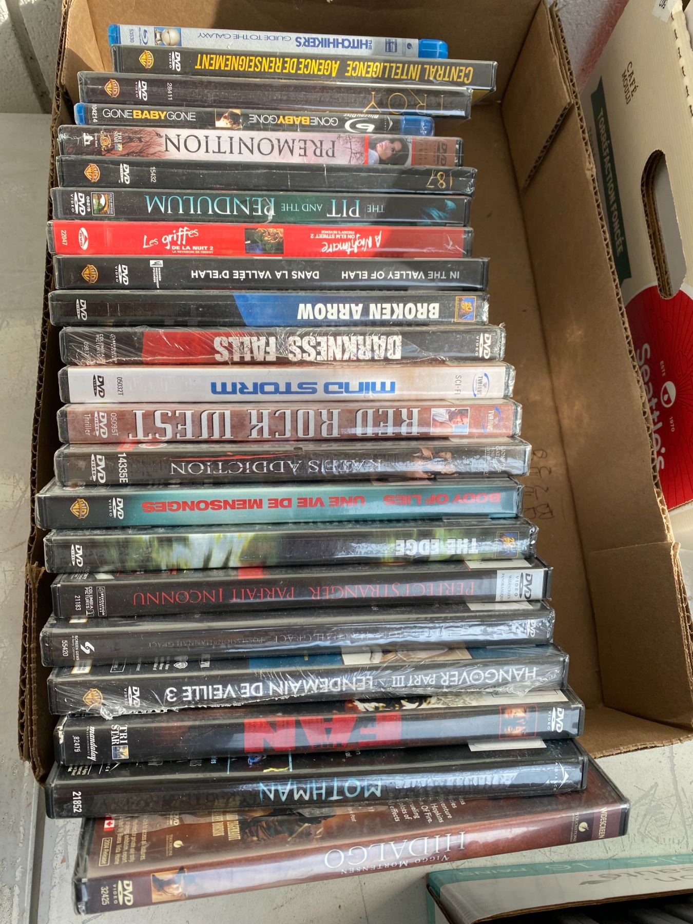 New sealed DVDs