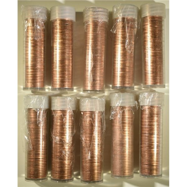 10 BU ROLLS LINCOLN CENTS:
