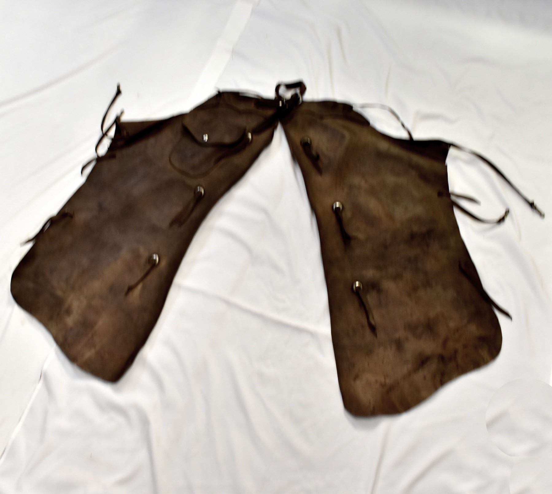 Vintage Cowboy Batwing Leather Chaps