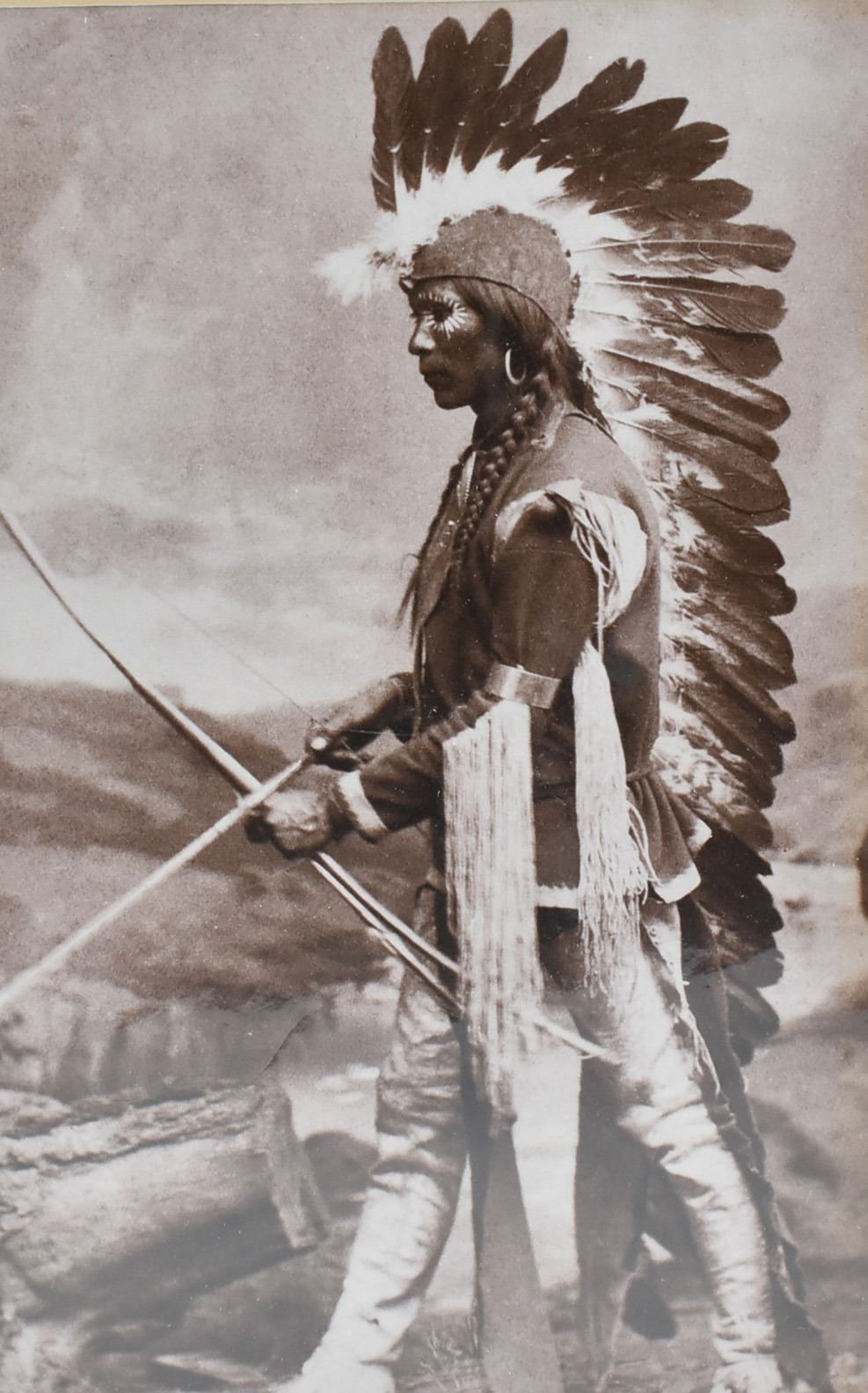 1875 Taos Pueblo Chief Photographic Print