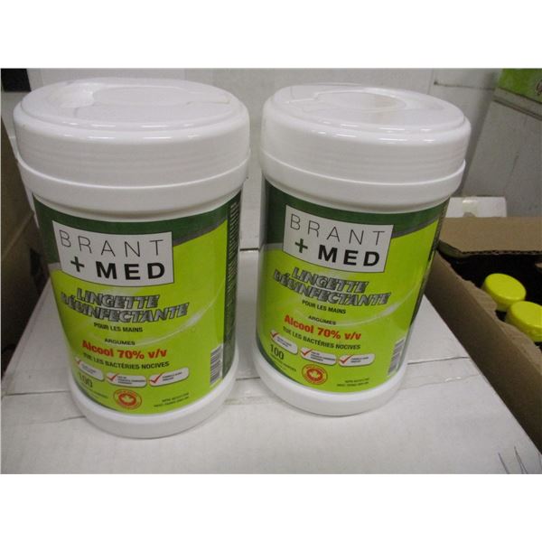 NEW: CONTAINER OF 100 MEDI-WIPES (2 CONTAINERS) - PER BUNDLE