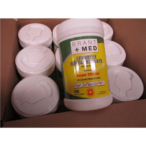 NEW: CONTAINER OF 100 MEDI-WIPES (9 CONTAINERS) - PER CASE