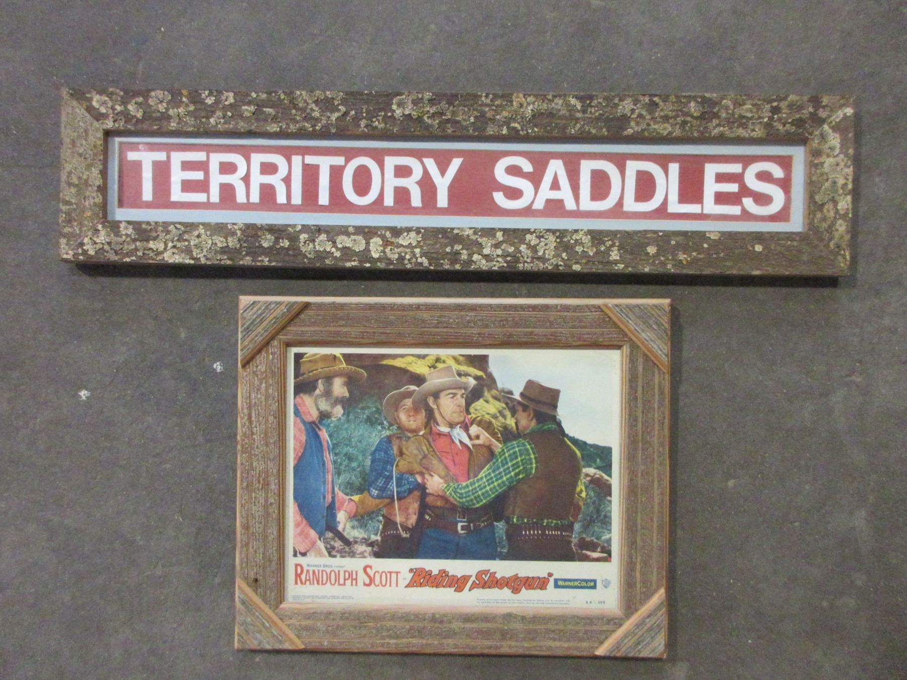 Randolph Scott "Riding Shotgun" Movie Poster- 17" X 14"- Territory ...