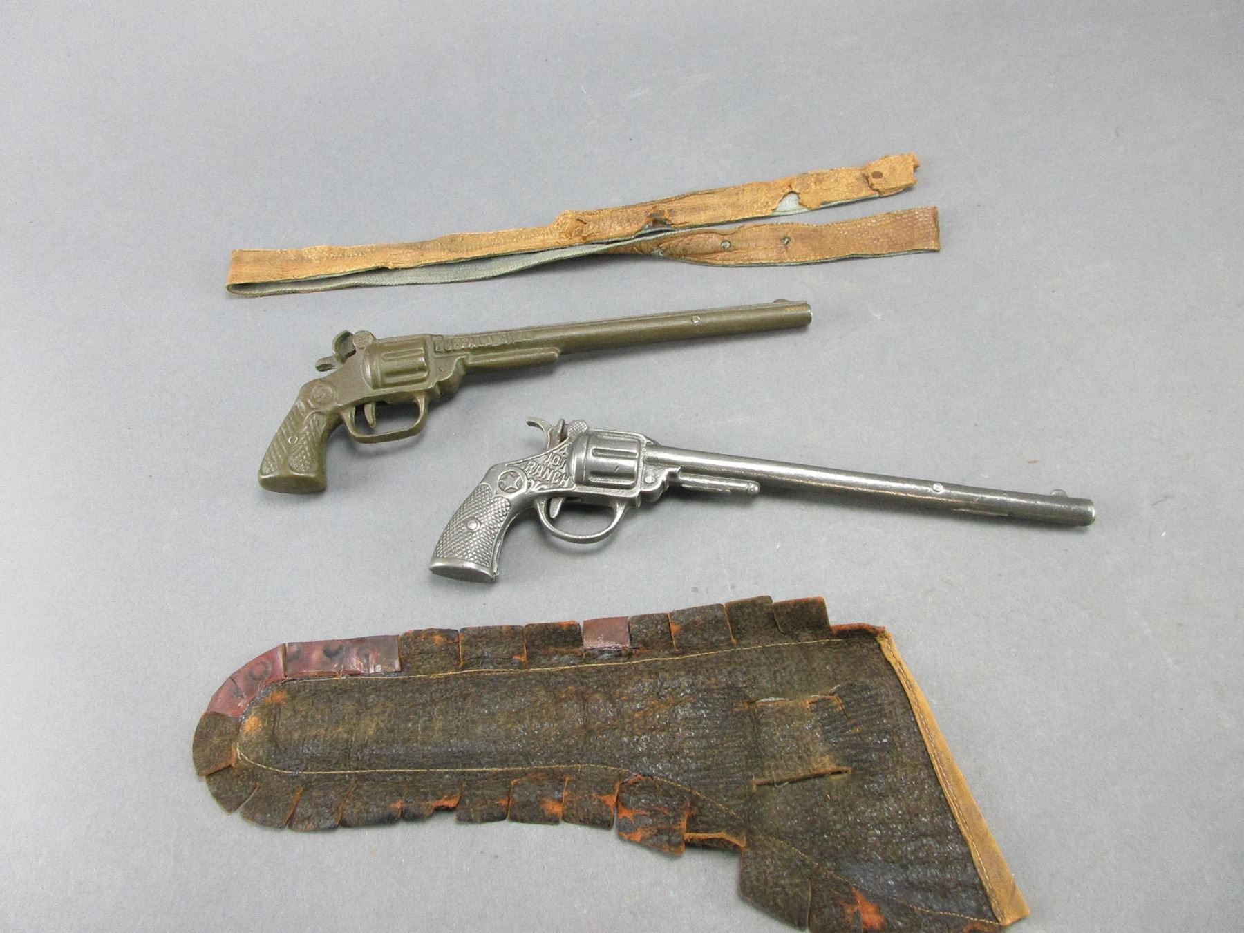 Buffalo Bill And 101 Ranch Toy Guns- Old Leather Toy Gun Holster