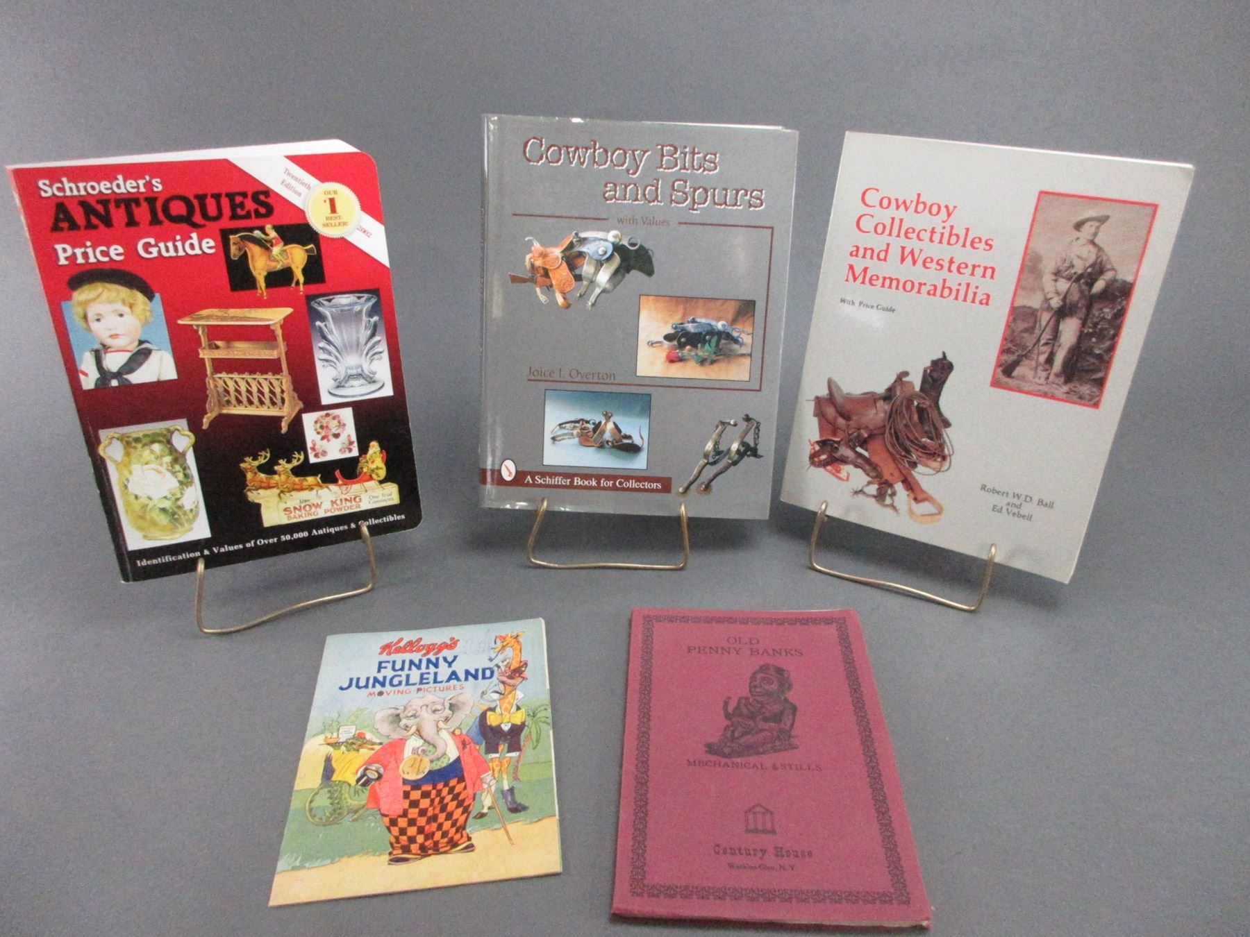 4 Price Guide Books For Cowboy Collectibles And Antiques