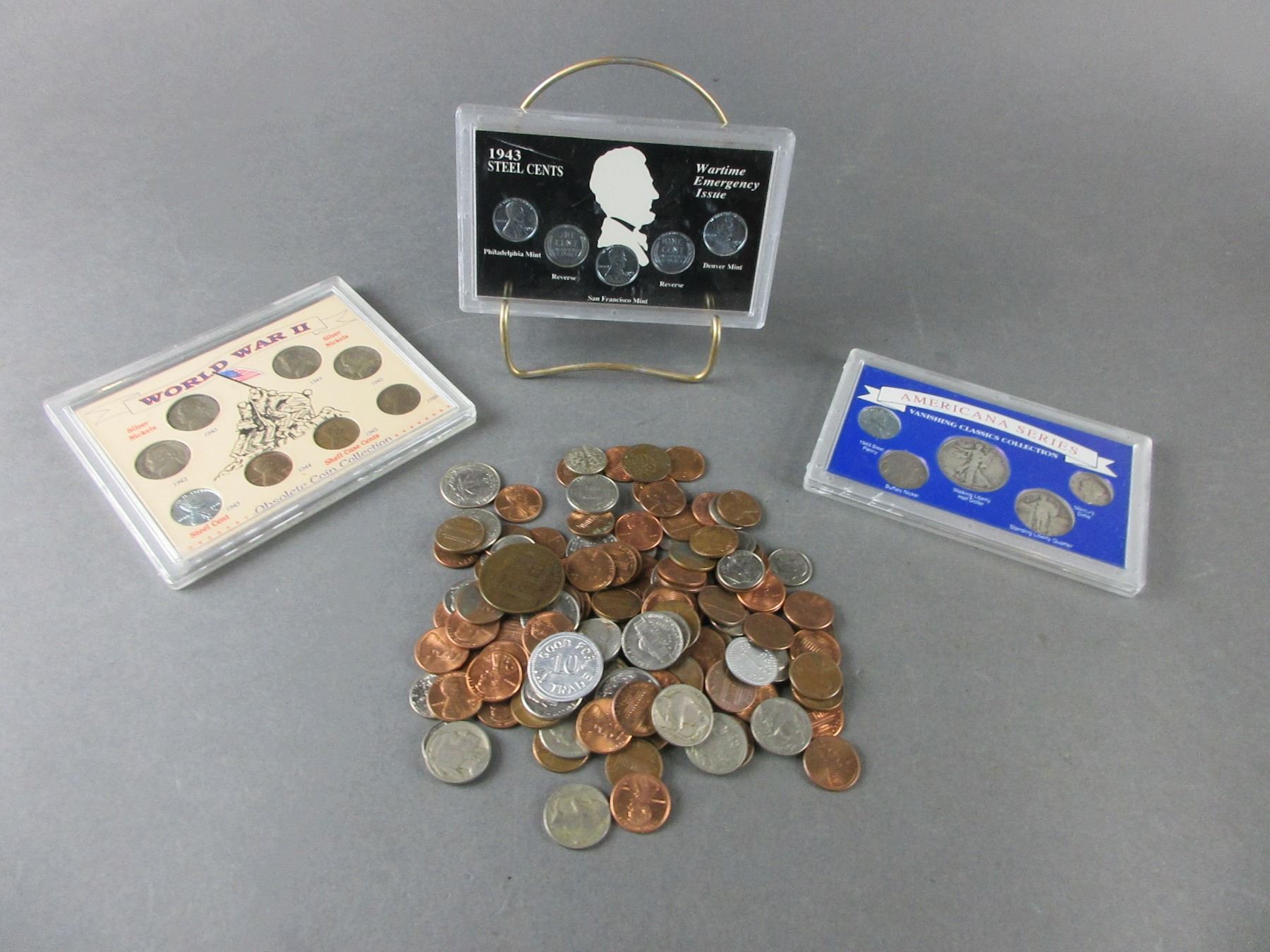 World War II Coins- 1943 War Pennies- Americana Series- Bag Of Pennies ...