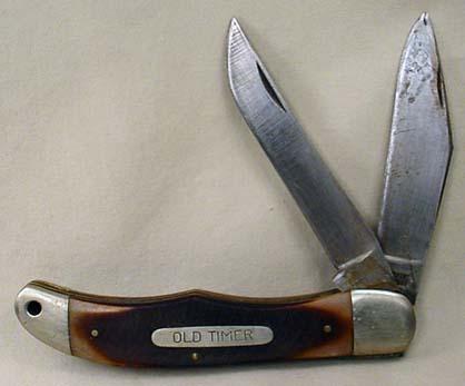VINTAGE OLD TIMER POCKET KNIFE - SCHRADE 250T