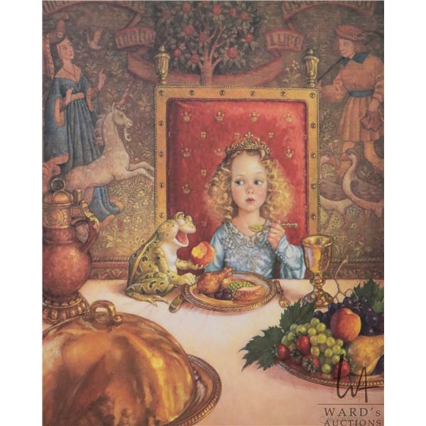Unframed Limited Edition Artist Signed Print The Frog Prince Pencil