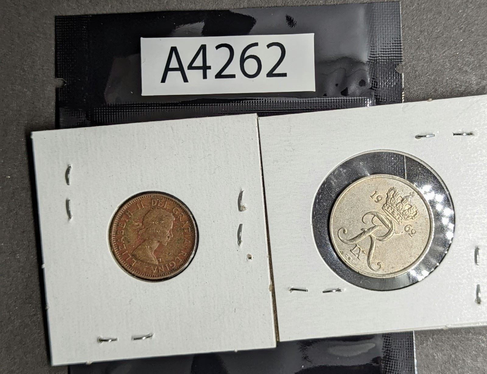 1953 Canada Penny & 1969 Denmark 25 Ore