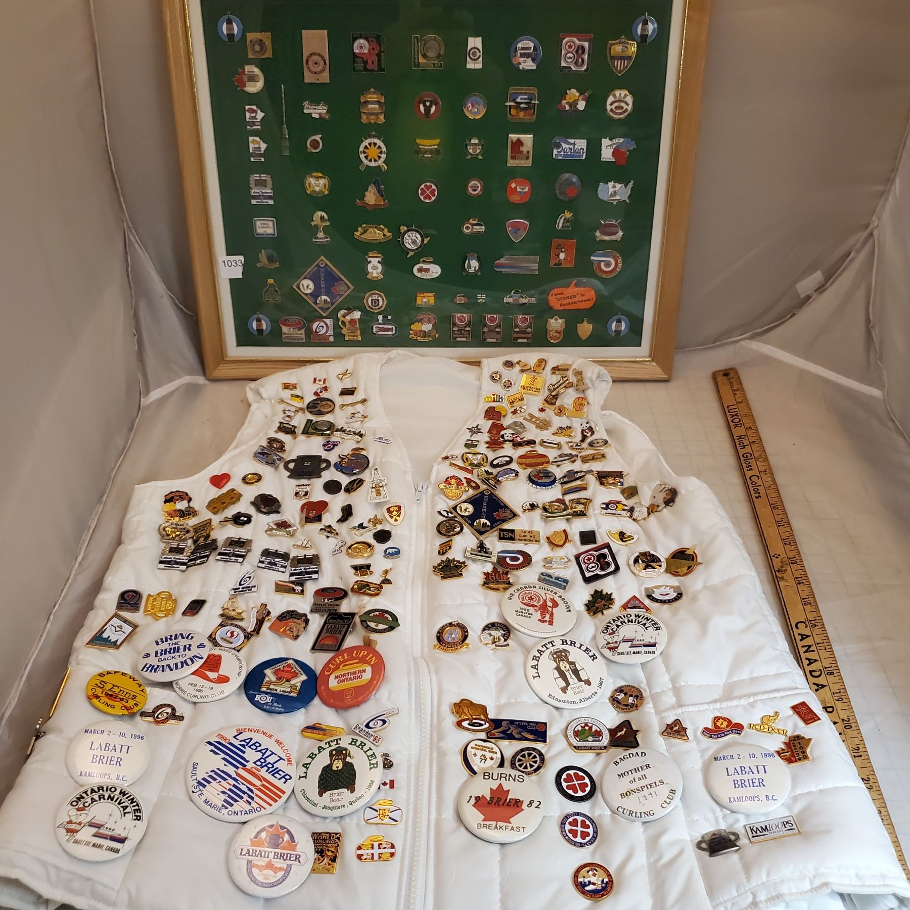 Huge Lot Of Curling Pins Collector Pins Briar Tournament Of Hearts Schmalz Auctions