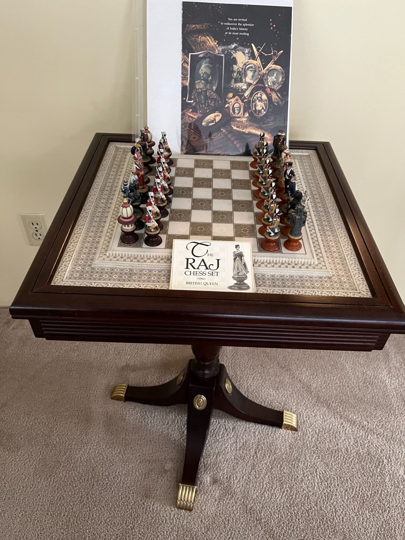 The Raj Chess set Original limited edition vintage
