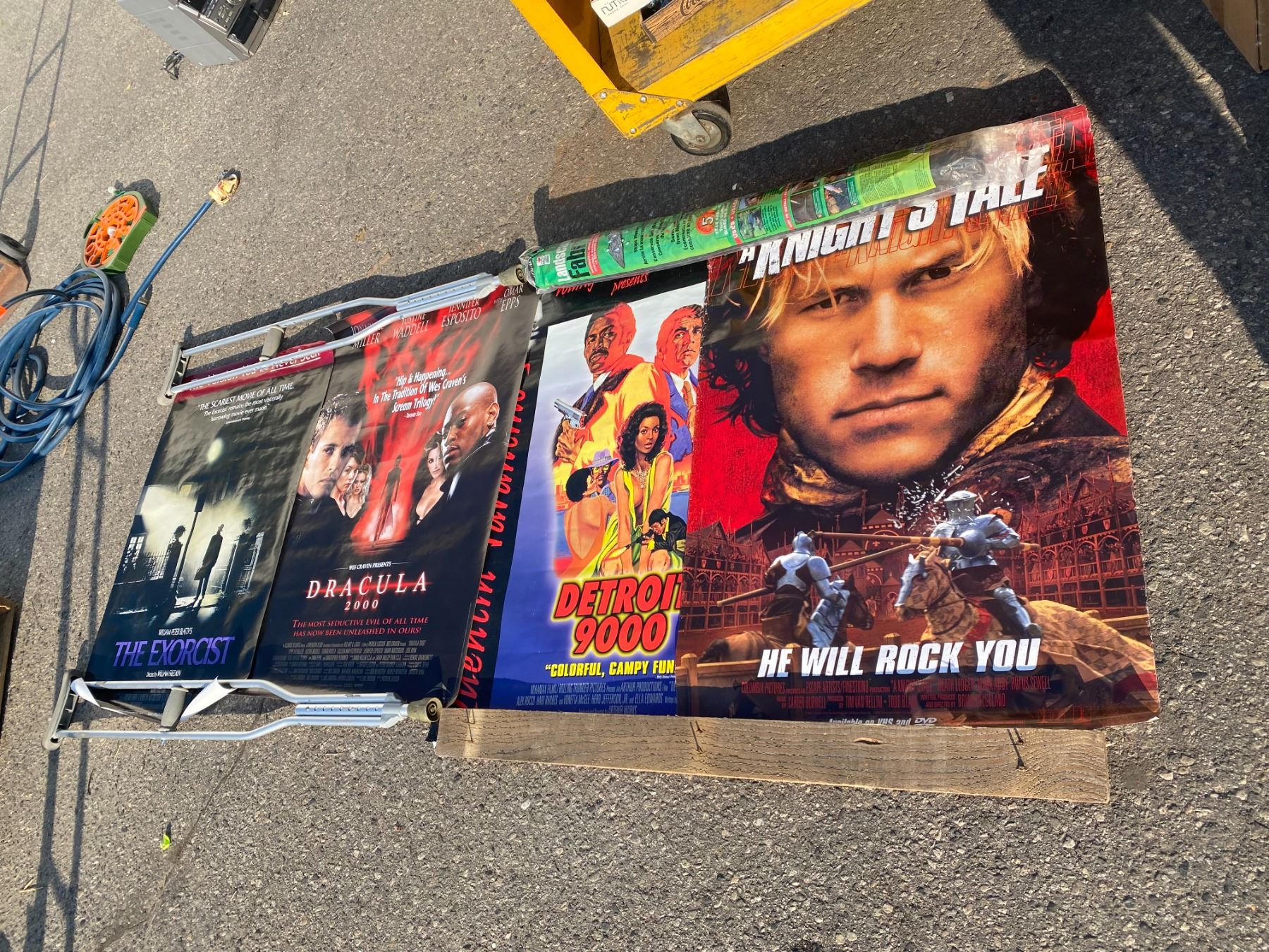 Lot of movie posters