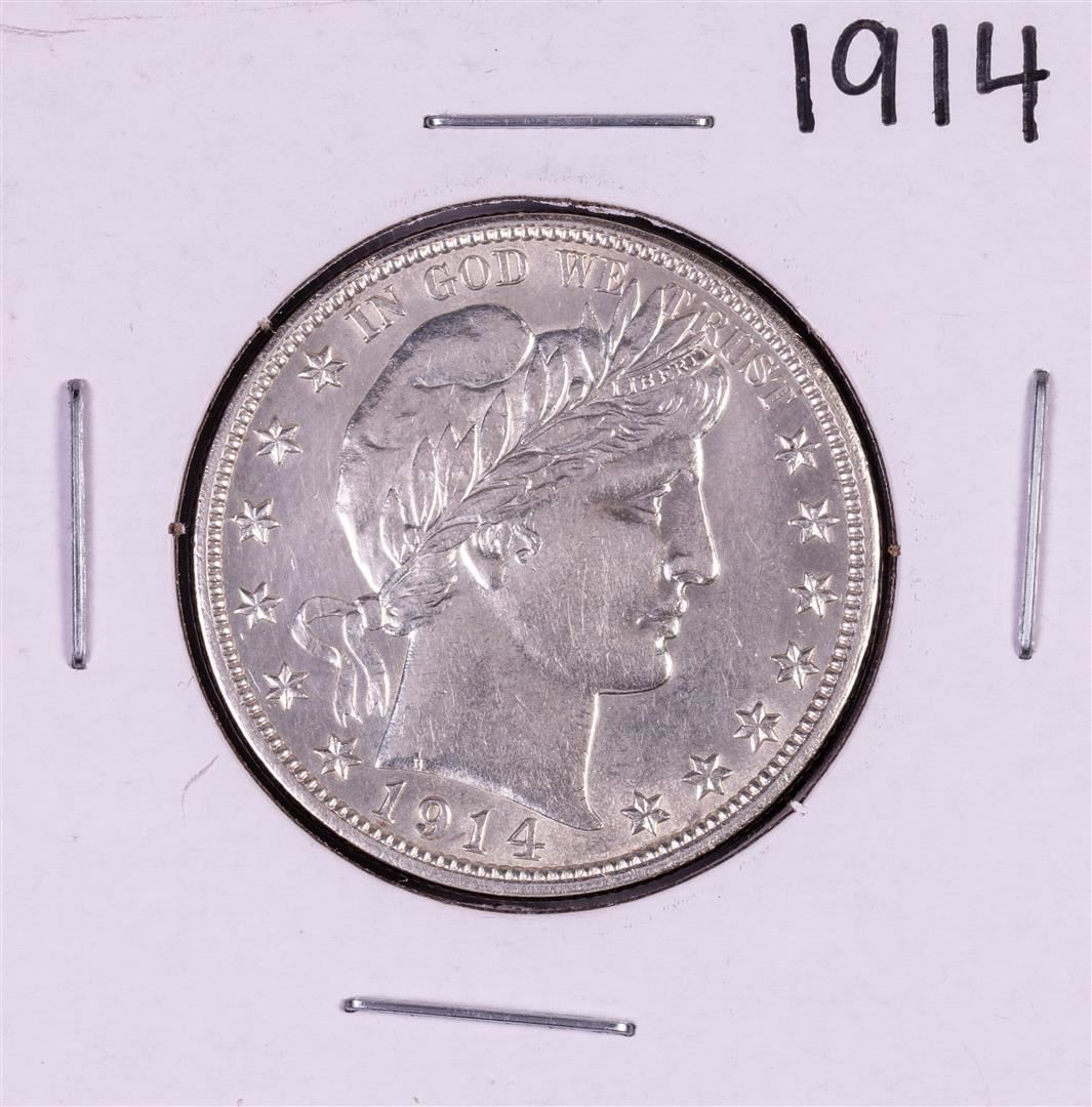 1914 Barber Half Dollar Coin