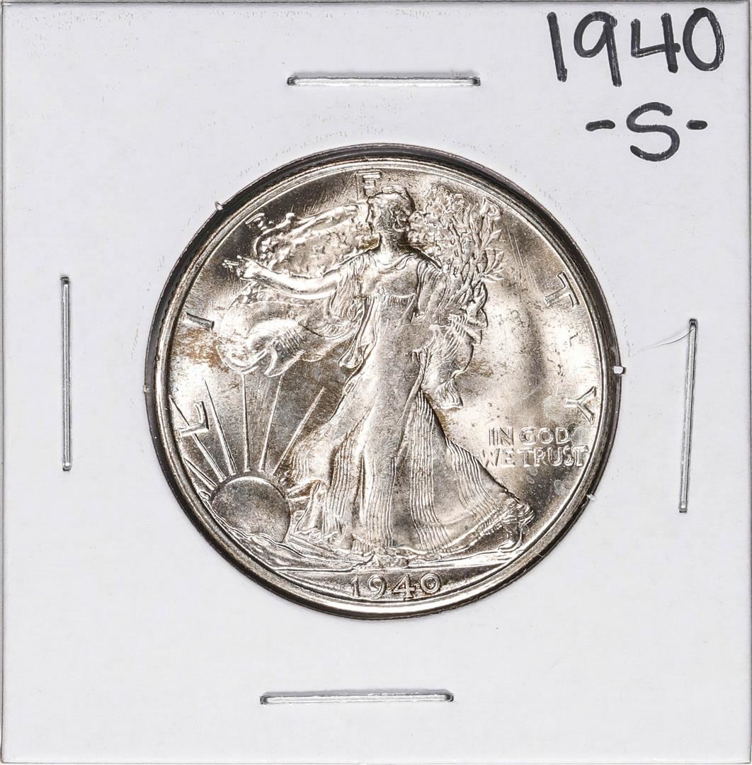 1940-S Walking Liberty Half Dollar Coin