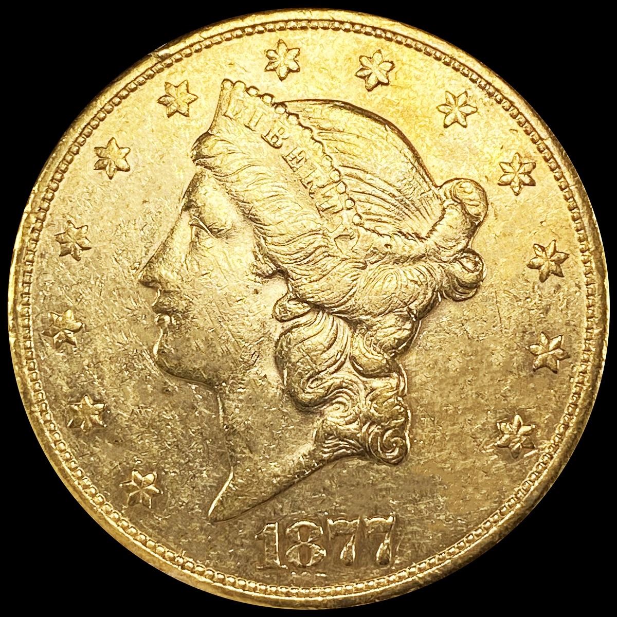 1877-S $20 Gold Double Eagle UNCIRCULATED