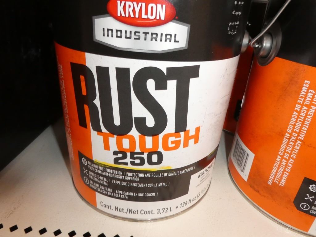 4 x 1gal rust tough 250 paint