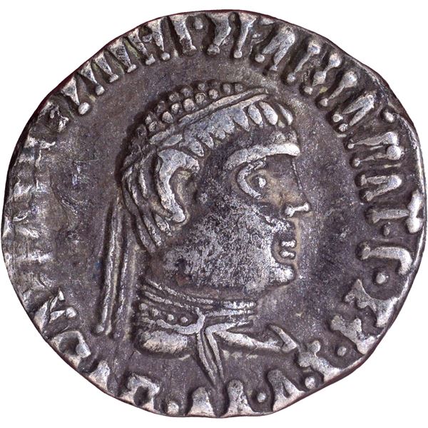Silver Drachma Coin of Apollodotus II of Indo Greeks.