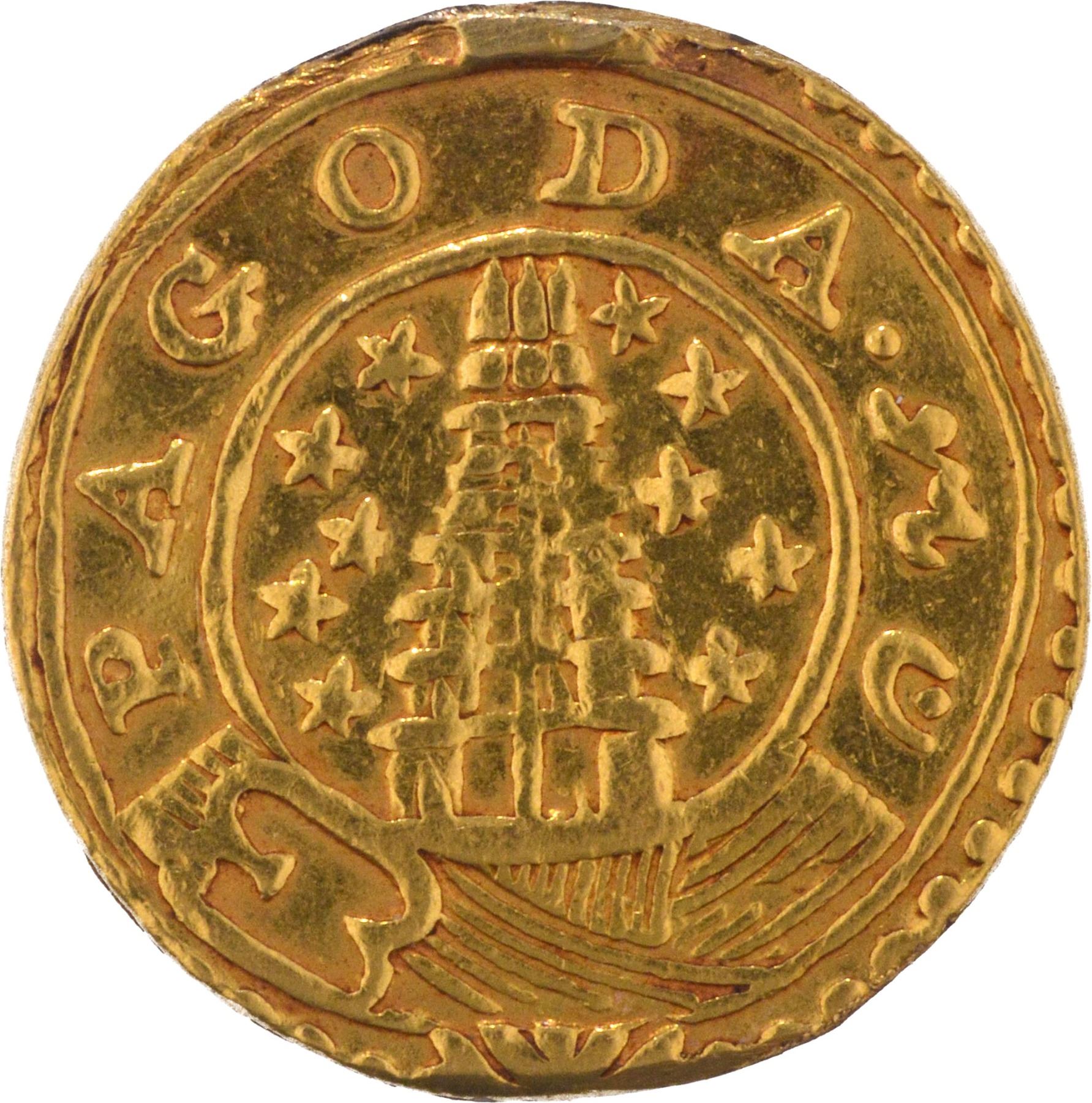 Gold Token Coin of Madras Presidency.