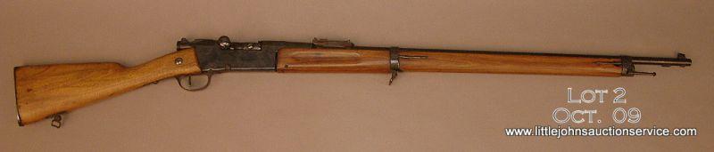 French 1886 LEBEL M93, # 55059, 8mm Lebel cal., re-blued finish, 31 ...