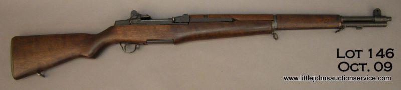 U.S. Springfield M-1 Garand semi-auto rifle, .30 cal., 24” barrel ...