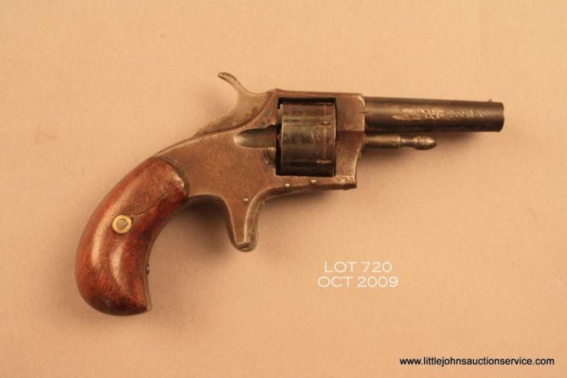 Blue Jacket spur trigger revolver, .22 cal., 2” barrel, blue finish ...