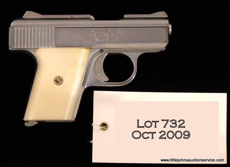 Raven Arms Model MP-25 semi-auto pistol, .25 cal., 2-1/2” barrel ...