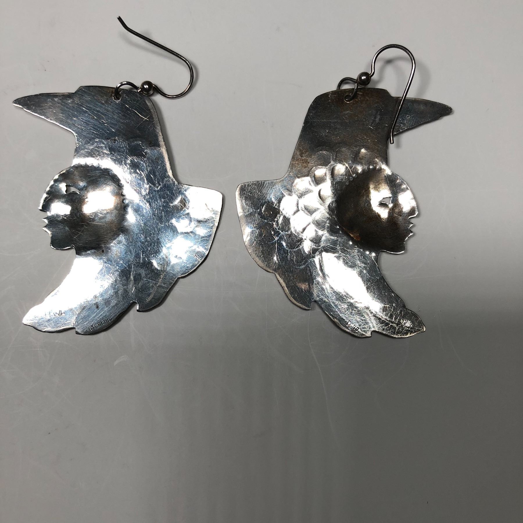 First Nations Carved Sterling Silver Ravens
