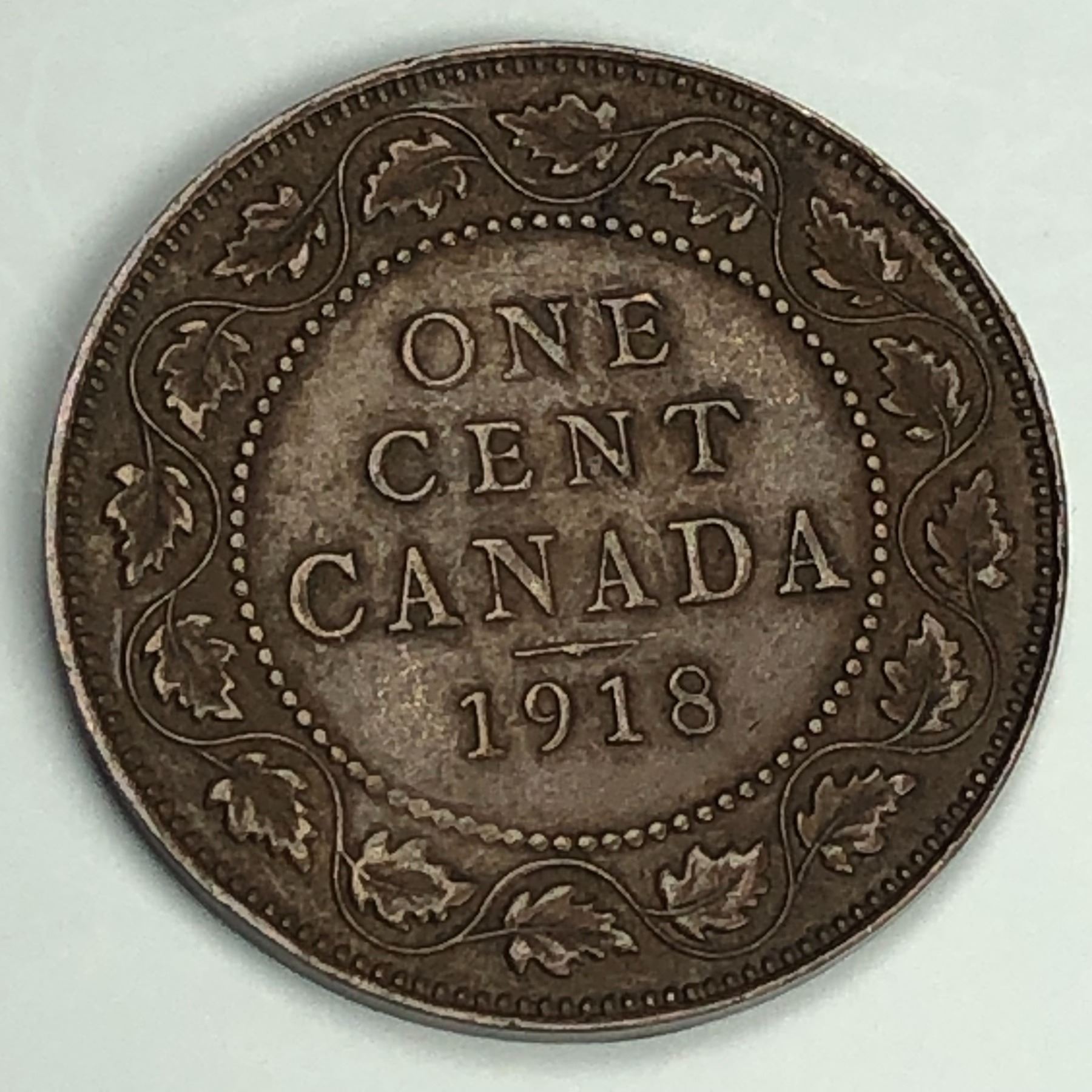Canadian Large Cent 1918 EF