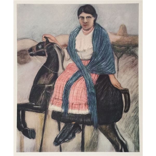 Francisco Goitia offset print lithograph Mexican
