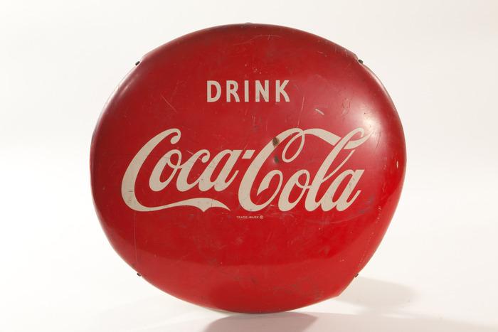 Vintage Round Red Coke Ball
