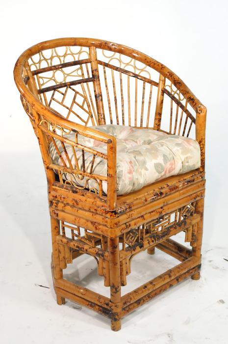 Asian Tiger Bamboo Lounge Chair