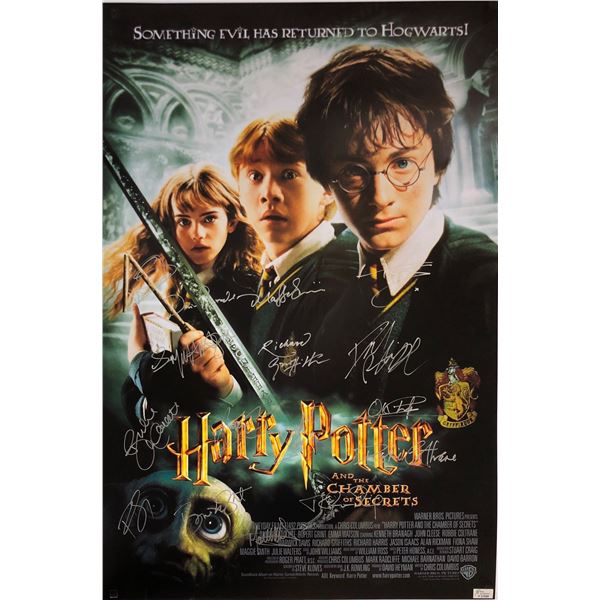 Harry Potter Chamber of Secret Signed Poster