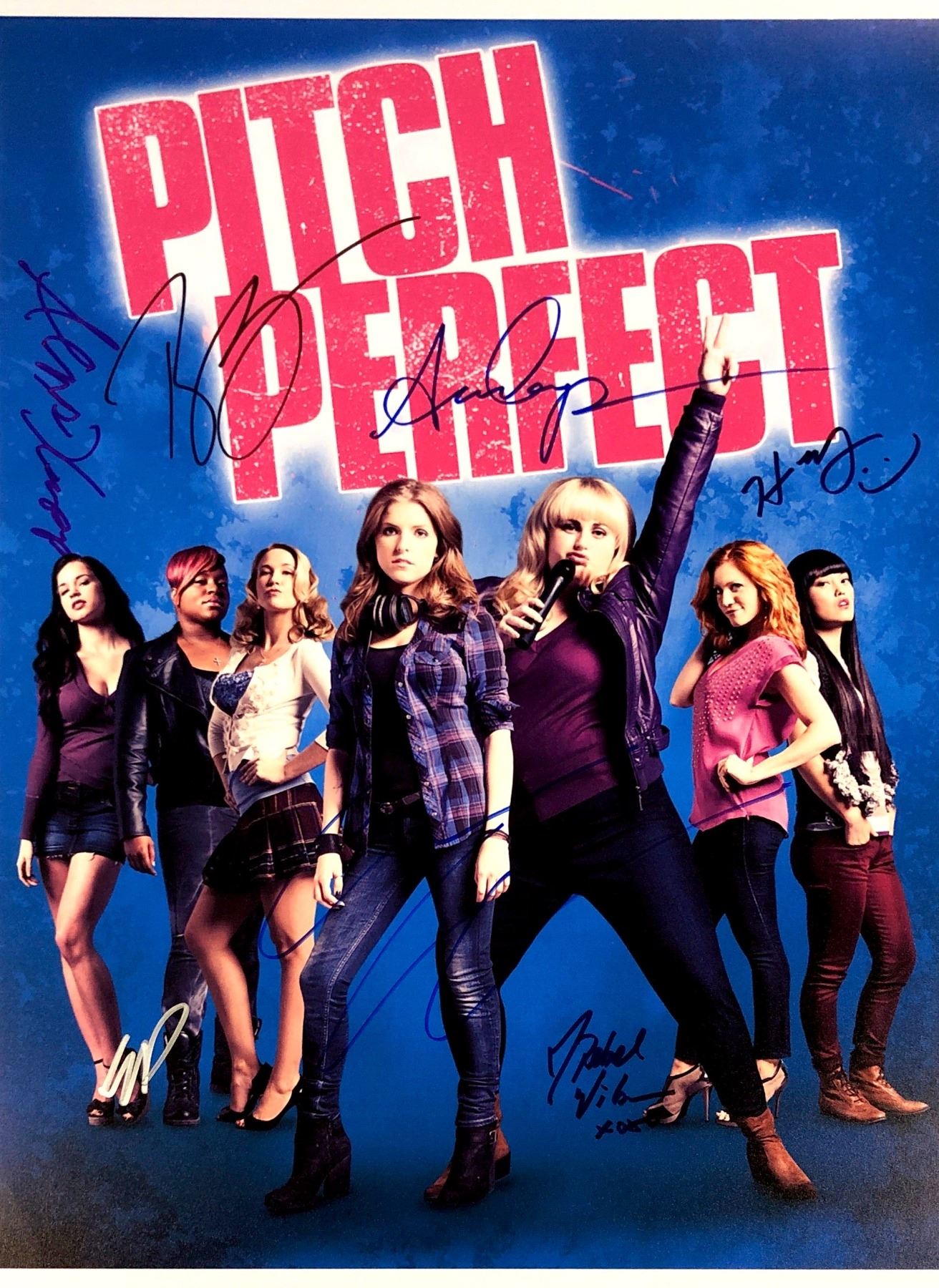 Anna Kendrick Autograph Signed Pitch Perfect Poster