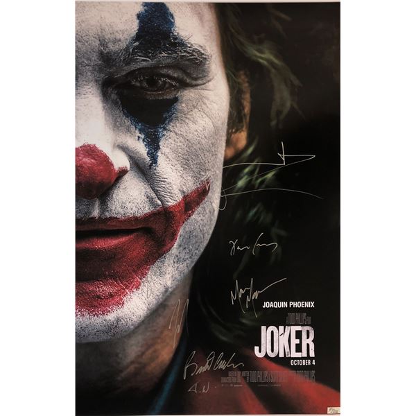 Joker Joaquin Phoenix Signed Poster